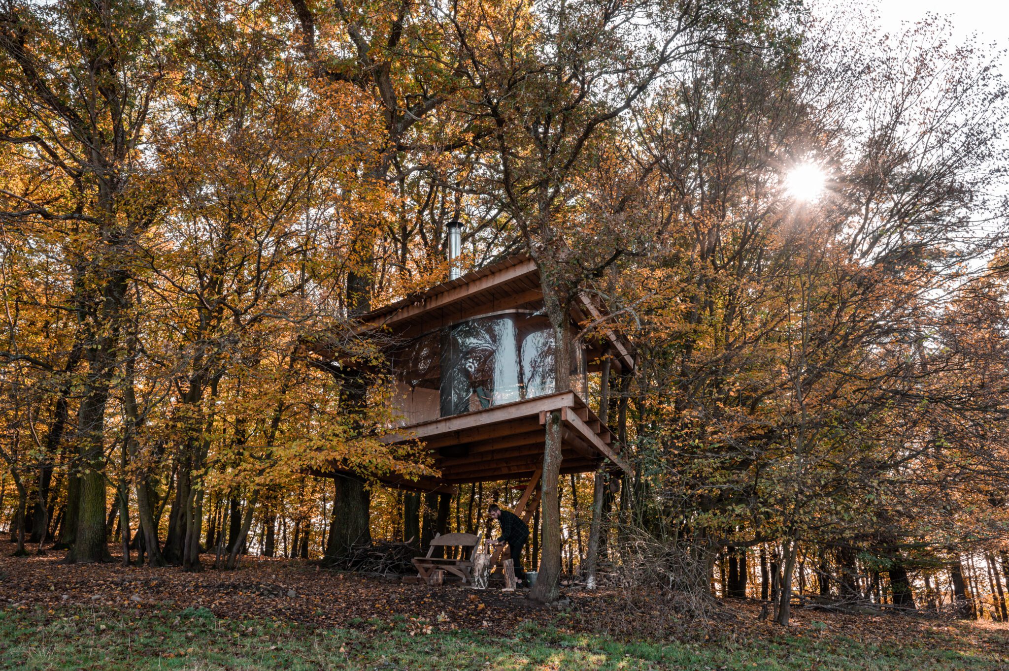 Treehouse Hrusice - sleeping in the trees | Eliška Janoušová